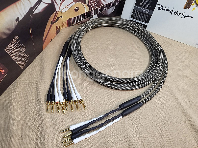 카나레[4s8]스피커케이블 [바이와이어링] 2.5m 페... | 오디오/홈시어터 | 중고나라