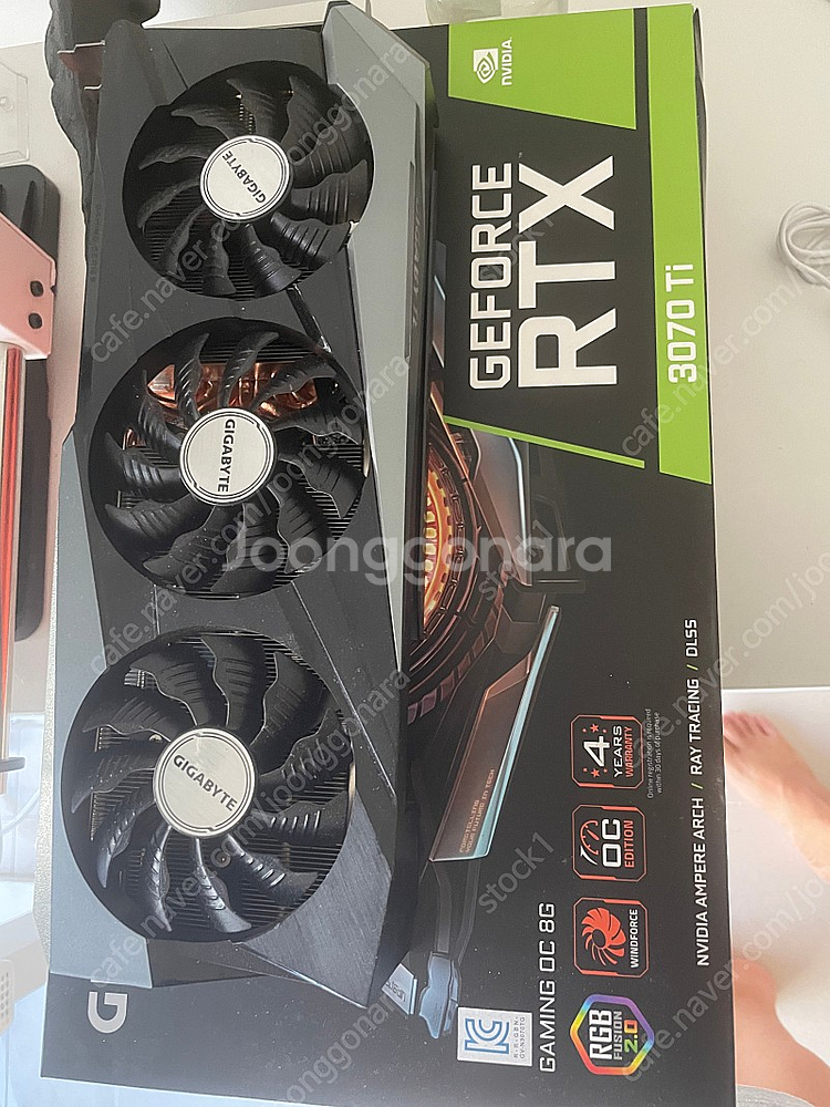 RTX 3070ti 8gb 기가바이트 | CPU/메인보드 | 중고나라