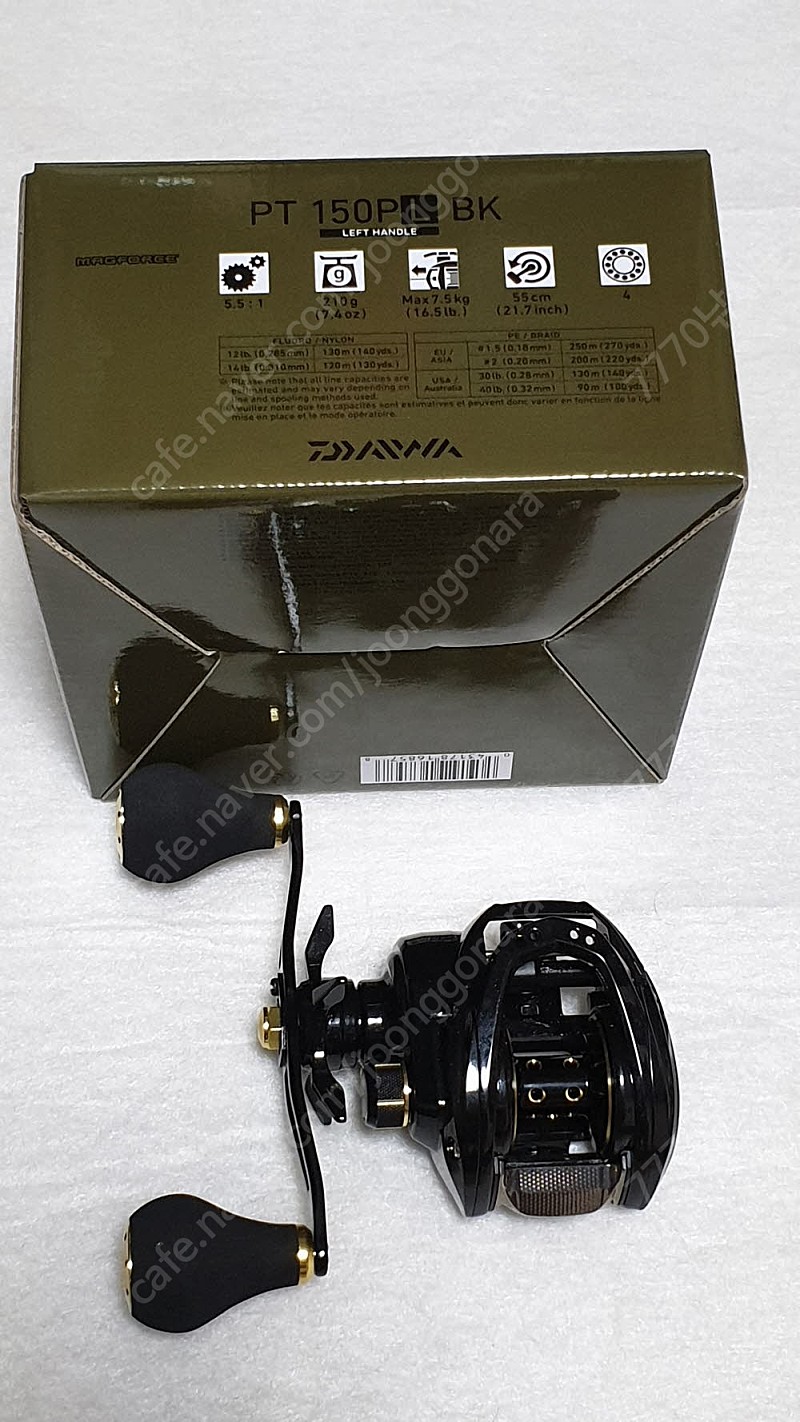 다이와 PT 150P, 150PL 베이트릴 - 드랙음 ... | 낚시용품 | 중고나라