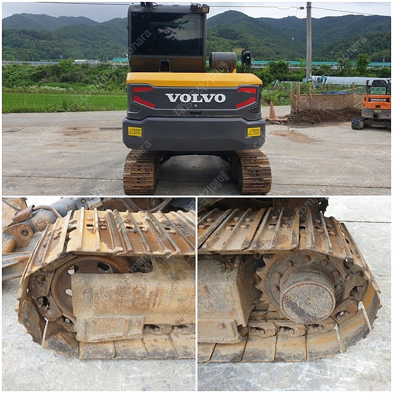 볼보 02 EC60E산 코끼리집게 2016년식 중고굴삭... | 농기계/농업용공구 | 중고나라