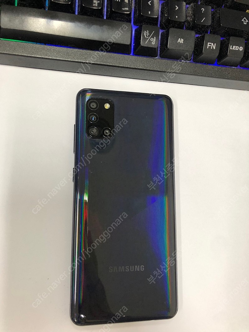 003179 SK 갤럭시A31 블랙 외관깔끔함 64GB... | 삼성 | 중고나라