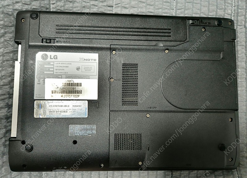 LG XNOTE LGR38 고전노트북 판매합니다. | 노트북/넷북 | 중고나라