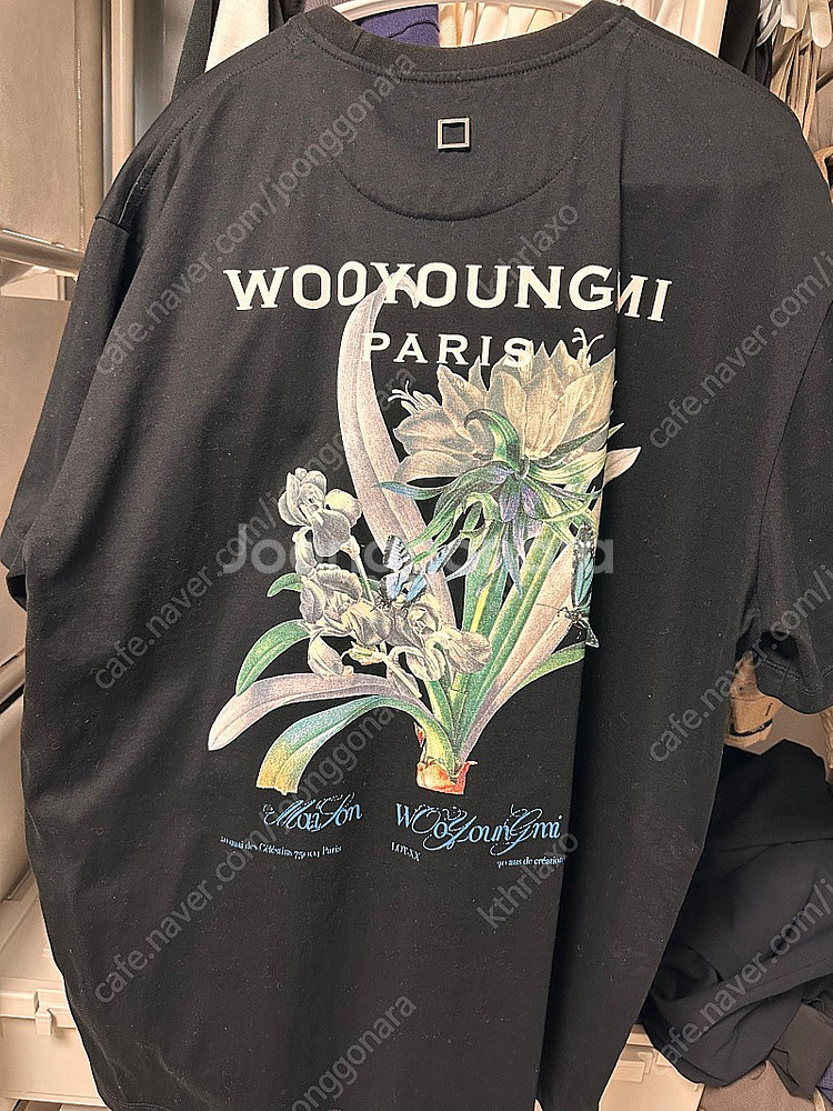 [50]23SS 우영미 백플라워 블랙 반팔티 | 기타 수입명품 | 중고나라