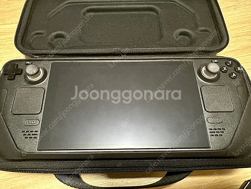 스팀덱 64gb 정품케이스 액정필름 부착 2t 기타 게임 중고나라