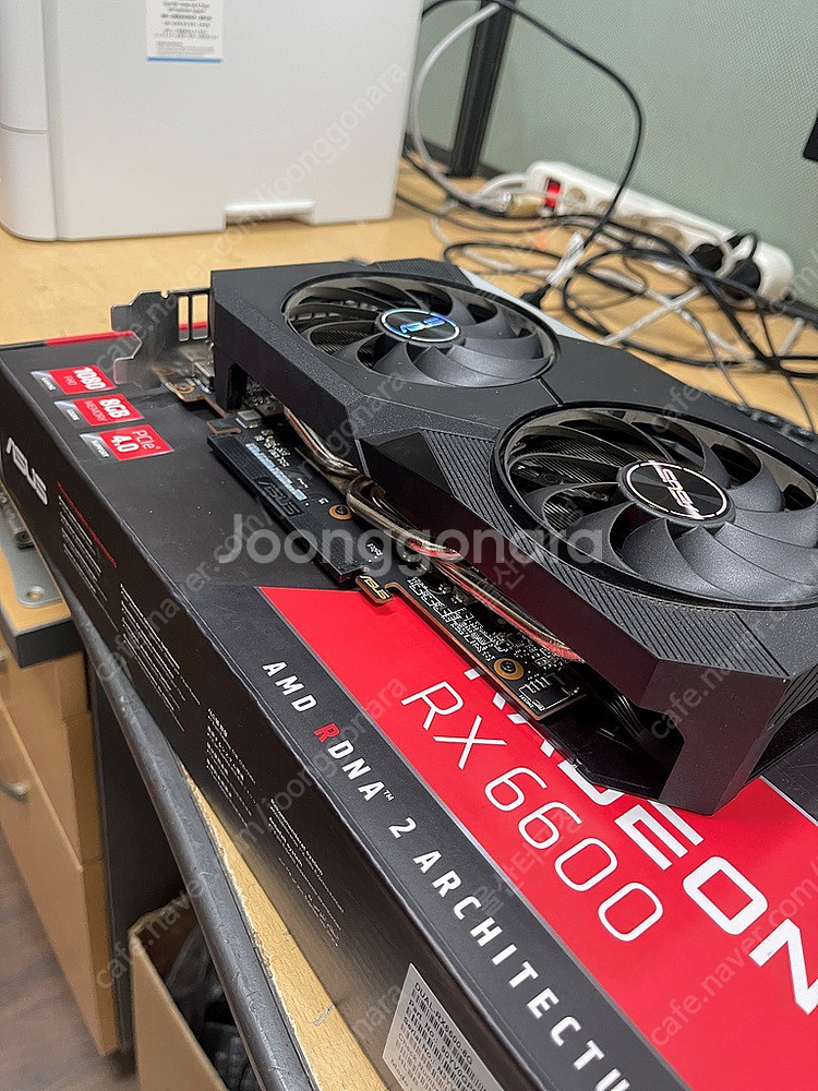 ASUS DUAL AMD RX6600 박스셋 | CPU/메인보드 | 중고나라