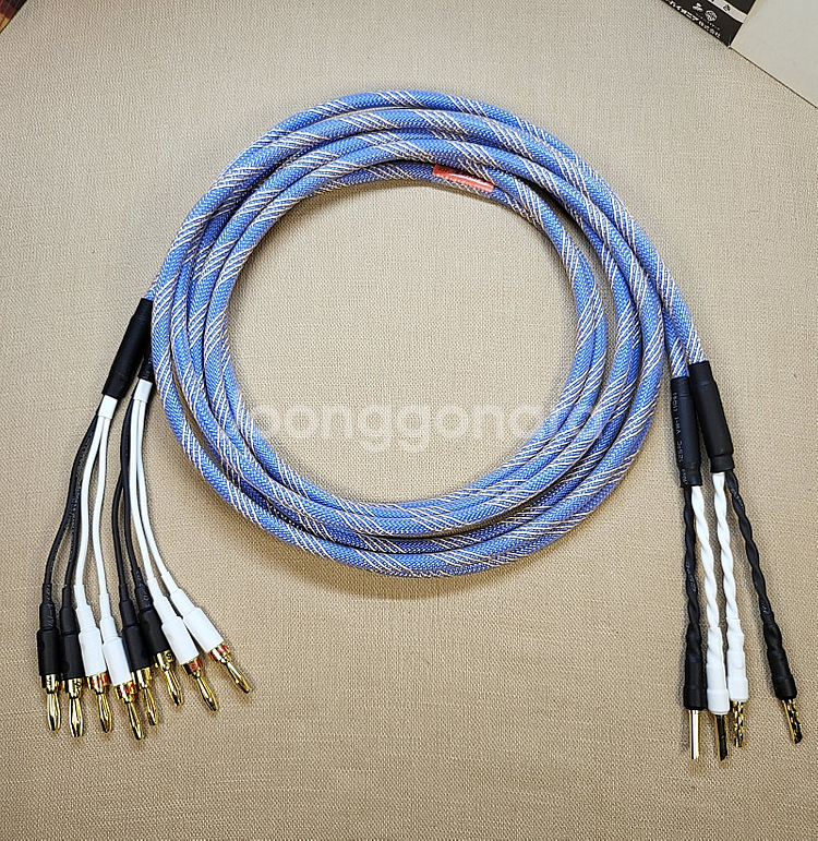 카나레[4s6]스피커케이블 [바이와이어링] 2.5m 페... | 오디오/홈시어터 | 중고나라