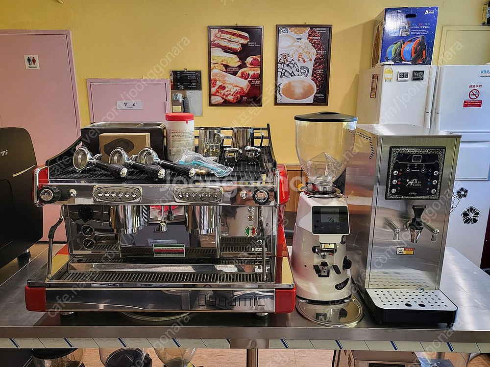카페오픈집기 신품,중고 커피머신세트,쇼케이스,제빙기,디... | 냉장고 | 중고나라
