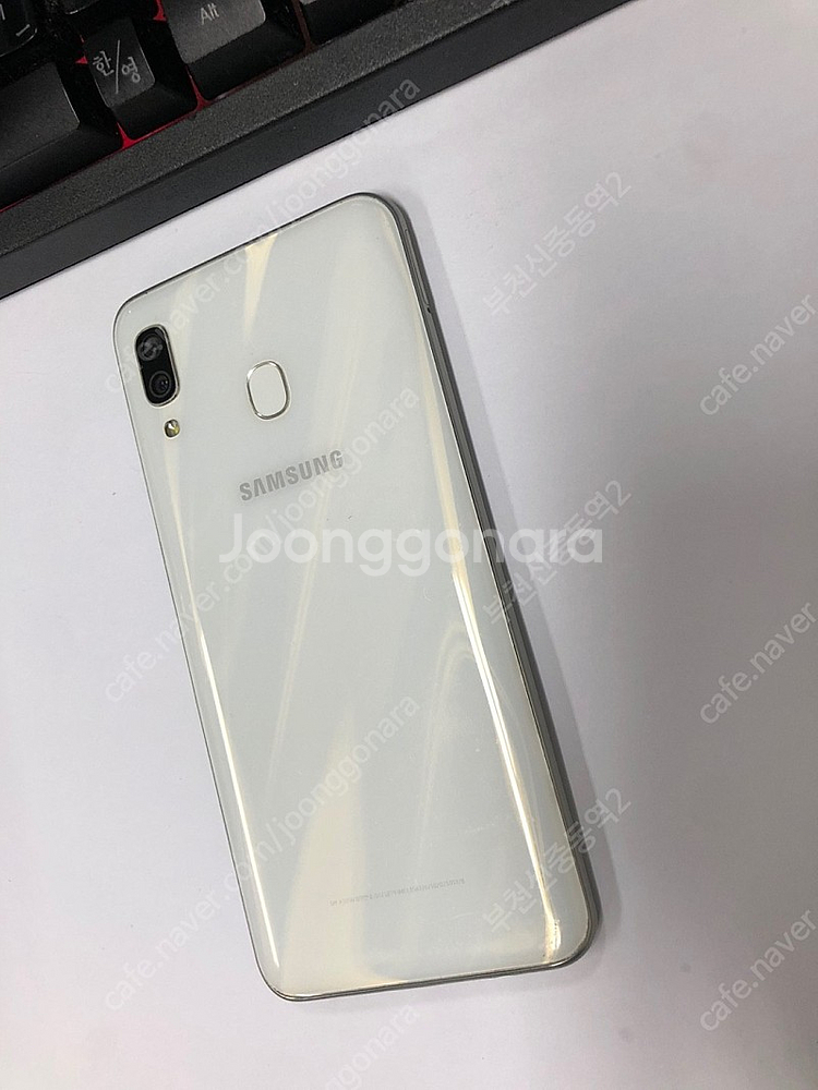 174991 갤럭시A30 화이트 32GB 무잔상 학생폰... | 삼성 | 중고나라