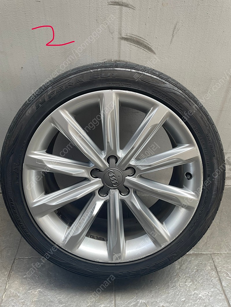 개인 최저가 아우디 19인치 순정정품 휠타이어 | 휠/타이어 | 중고나라