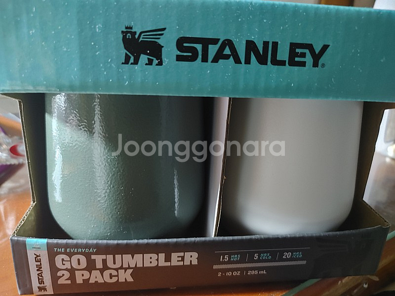 스탠리 GO텀블러 295ml 그린 화이트 2 pack | 리빙/생활 | 중고나라