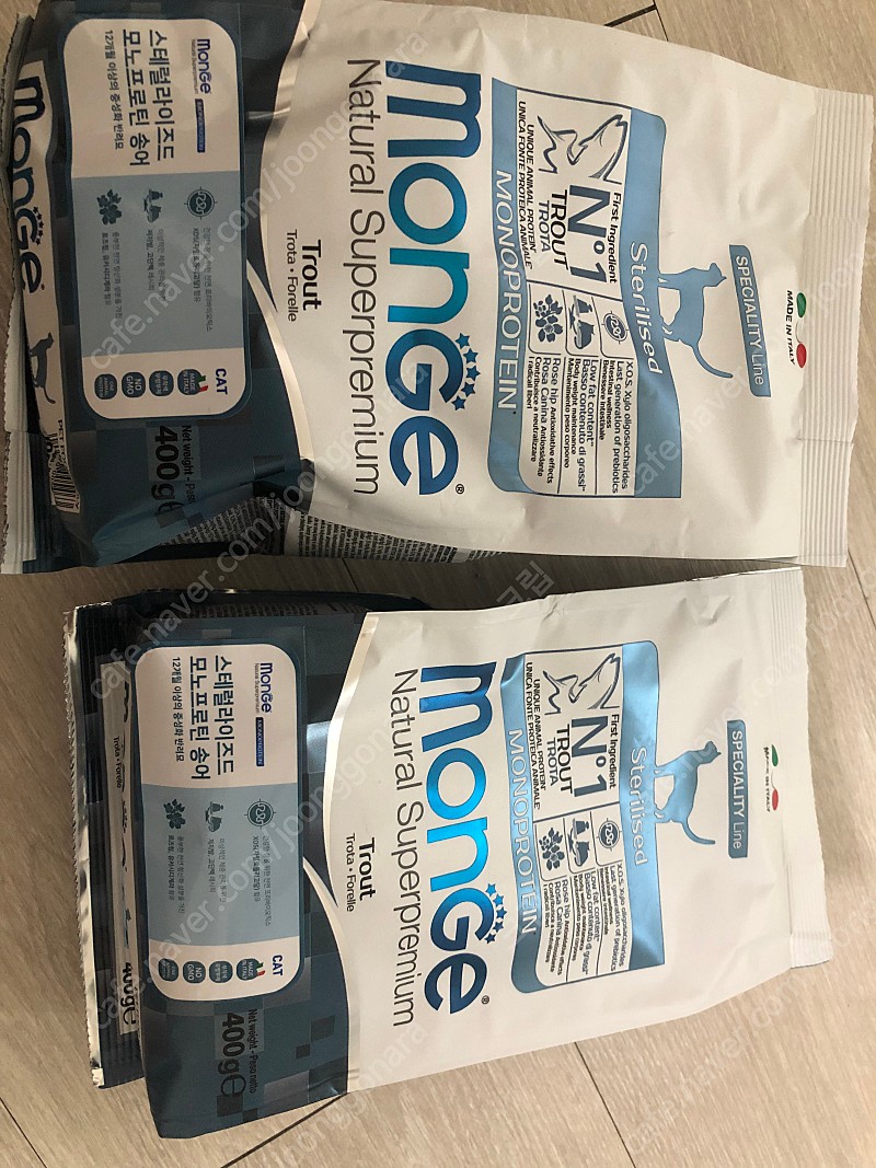 고양이사료 몬지 송어 캣 어덜트 1.5kg, 400g ... | 반려동물 | 중고나라