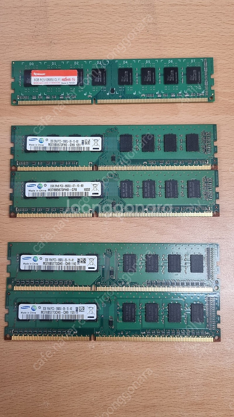 DDR3 RAM 8G, 2G﻿, 1G (개별가격) | 키보드/마우스/스피커 | 중고나라