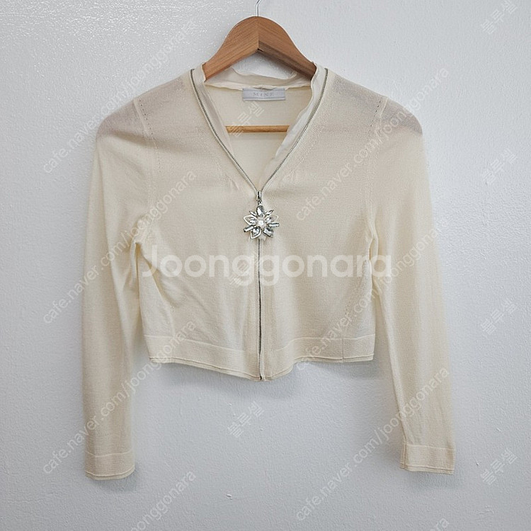 한섬 마인mine 시스루 크롭 가디건 타임 마인 오 여성의류 중고나라