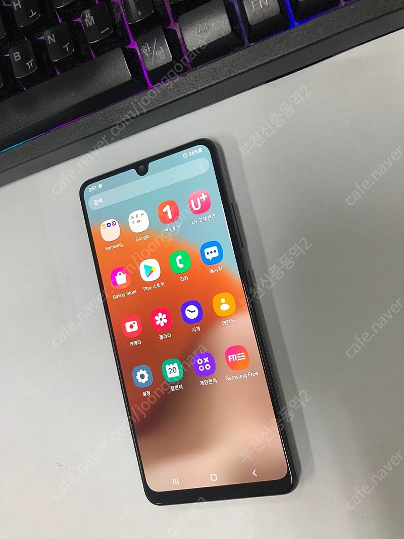 005928 갤럭시A32 블랙 64GB 개통일 2021... | 삼성 | 중고나라