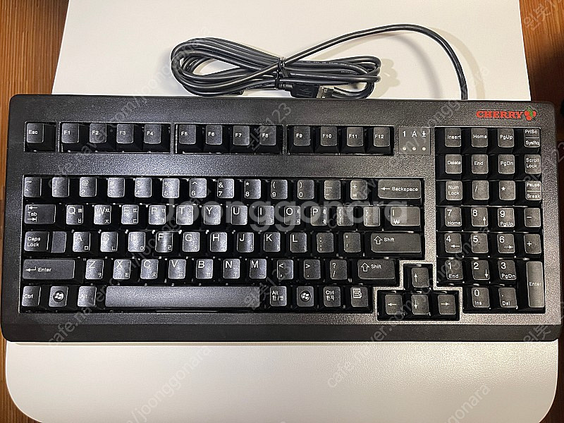체리 기계식 키보드 MX1800 usb 2d 청축. m... | 키보드/마우스/스피커 | 중고나라