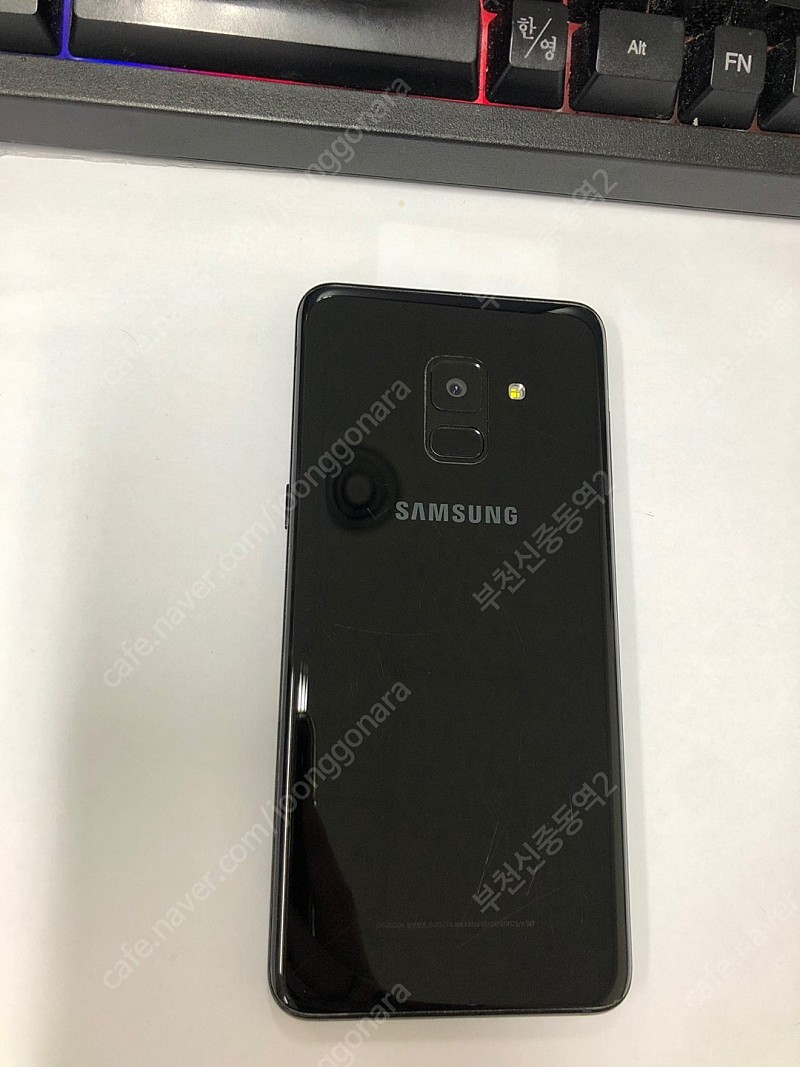 176751 SK 갤럭시A8 2018 블랙 액정깨끗 3... | 삼성 | 중고나라