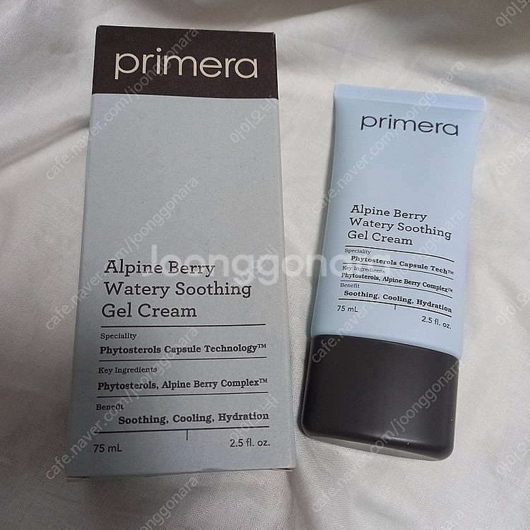 새상품 프리메라 알파인베리 워터리 크림 75ml 스킨케어 중고나라
