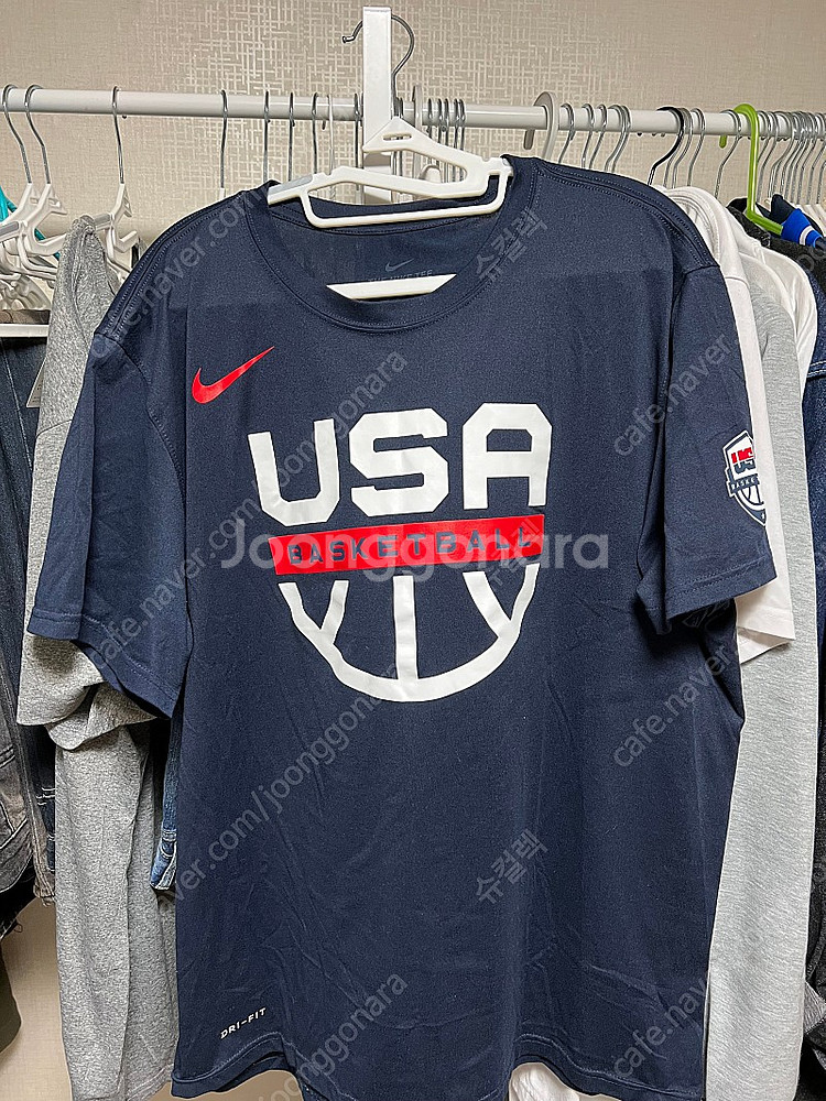 3xl 나이키 Usa 농구 국대 반팔 네이비 농구의류농구화 중고나라