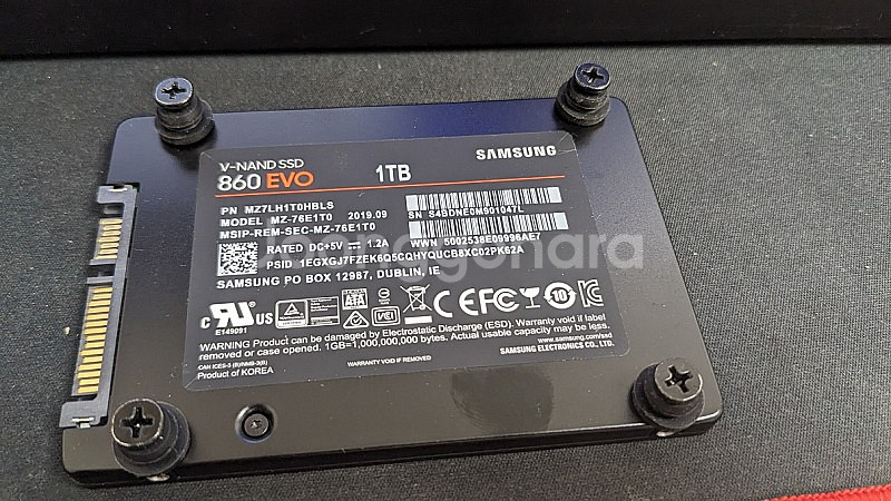 860 evo sata3 SSD 1TB 판매합니다. 2... | HDD/SSD/ODD | 중고나라