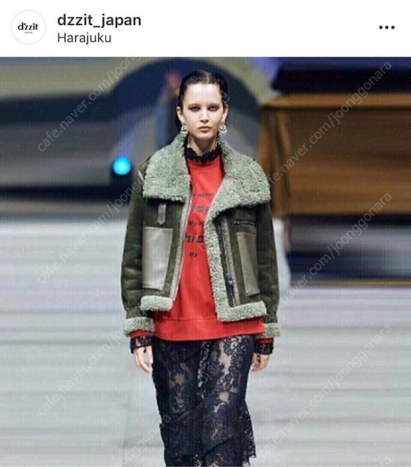 일본 브랜드 dizzit 양털 무스탕 페이크 무스탕 | 여성의류 | 중고나라