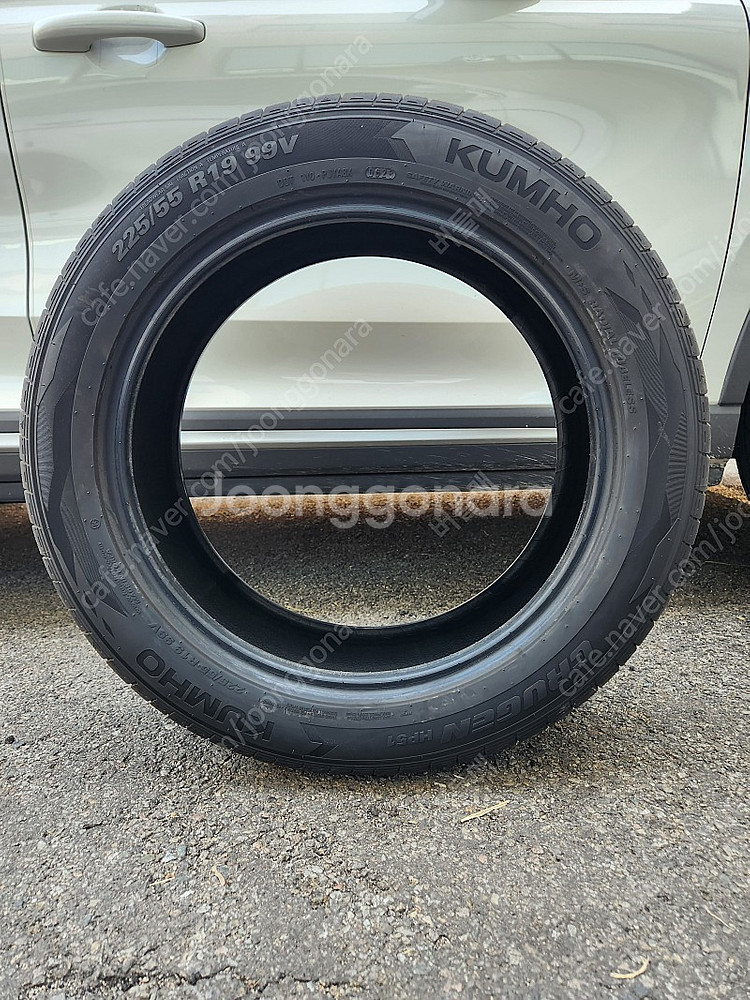 금호 타이어 크루젠 HP51 225/55R19 (QM6... | 휠/타이어 | 중고나라