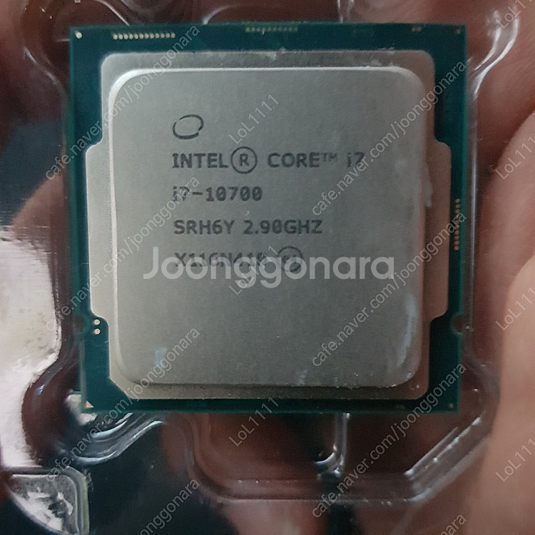 인텔 CPU i7 - 10700 급처합니다 | CPU/메인보드 | 중고나라