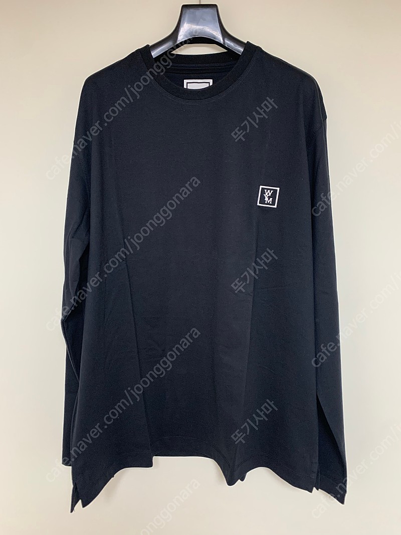 22fw 우영미 백로고 롱슬리브 블랙 48사이즈 새제품 | 남성의류 | 중고나라