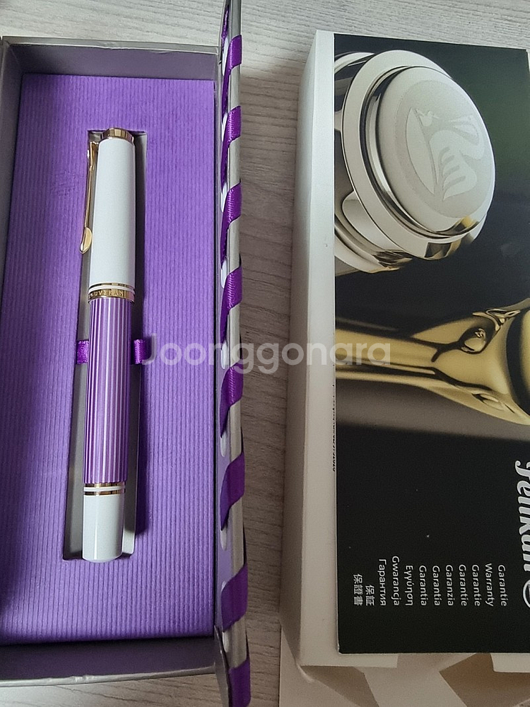 [33만] 펠리칸 m600 바이올렛 14c ef닙 만년... | 리빙/생활 | 중고나라