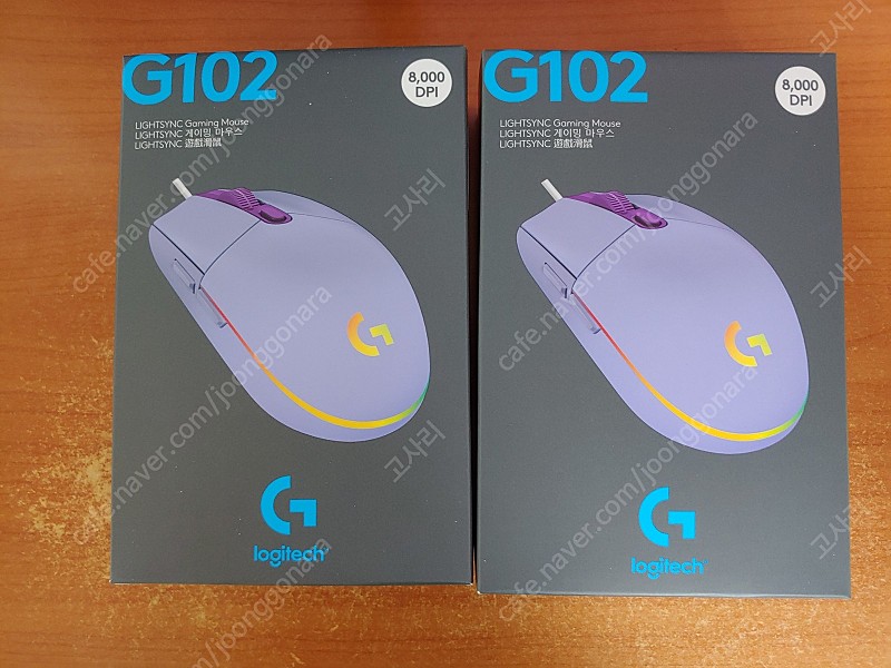 로지텍 G102 라일락 새제품(AS 2년) 판매합니다 | 키보드/마우스/스피커 | 중고나라