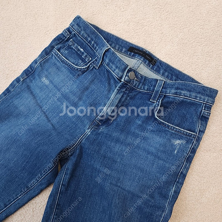 띠어리x제이브랜드 데님 팬츠 한섬 타임 마인 오브제 여성의류 중고나라