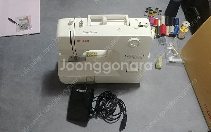 싱거 전자동 재봉틀 홈미싱 세탁기건조기 중고나라