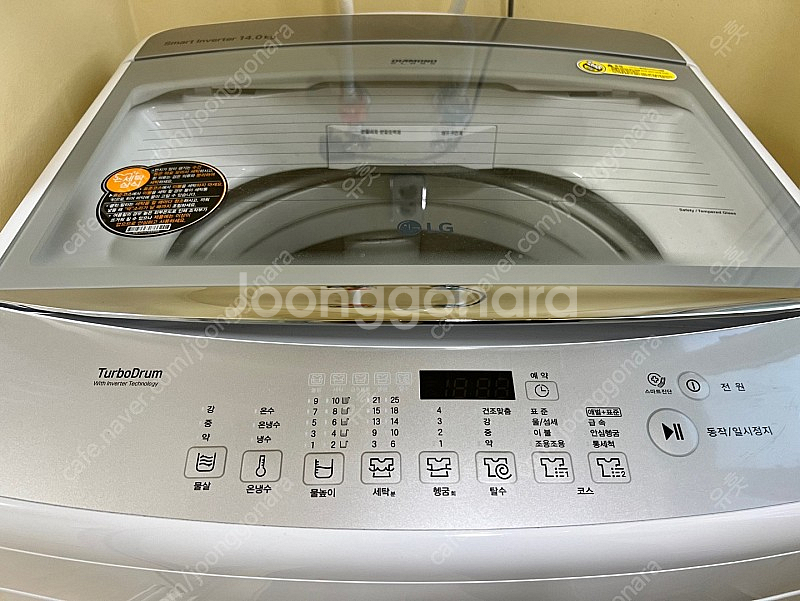 엘지 LG 통돌이 14kg 세탁기 TR14WK1 팝니다... | 세탁기/건조기 | 중고나라