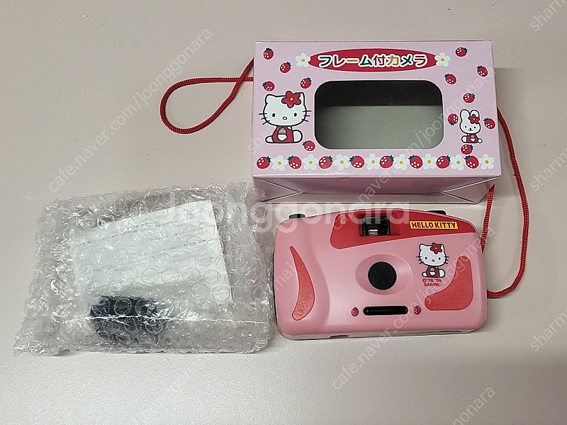 산리오 헬로 키티 딸기 프레임 토이 필름 카메라 필름즉석카메라 중고나라