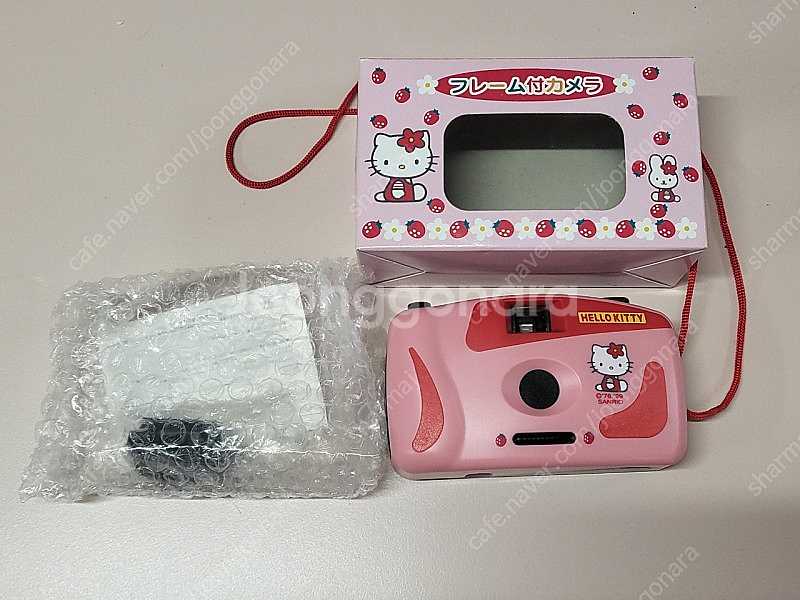 산리오 헬로 키티 딸기 프레임 토이 필름 카메라 필름즉석카메라 중고나라