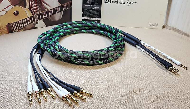 카나레[4s8]스피커케이블 [바이와이어링] 2.5m 페... | 오디오/홈시어터 | 중고나라