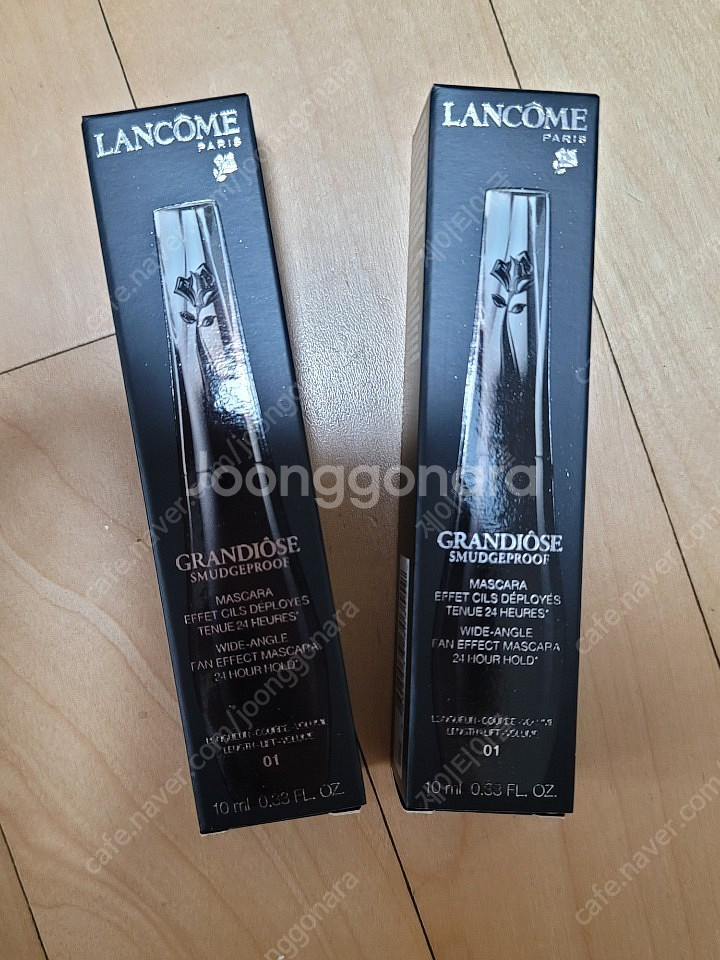 랑콤 그랑디오즈 스머지프루프 마스카라 01호 블랙 치크 하이라이터 쉐딩 중고나라