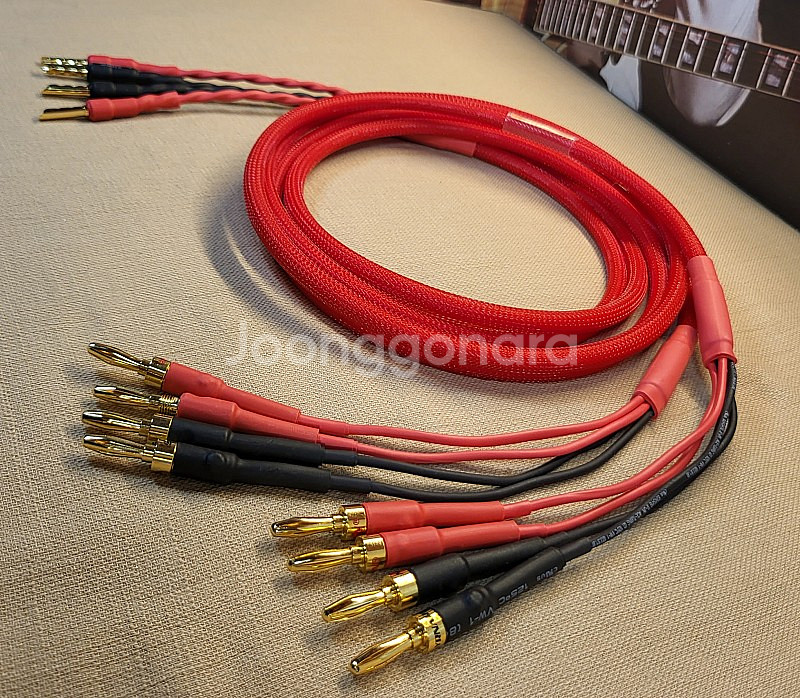 카나레[4s6]스피커케이블 [바이와이어링] 1.5m 페... | 오디오/홈시어터 | 중고나라