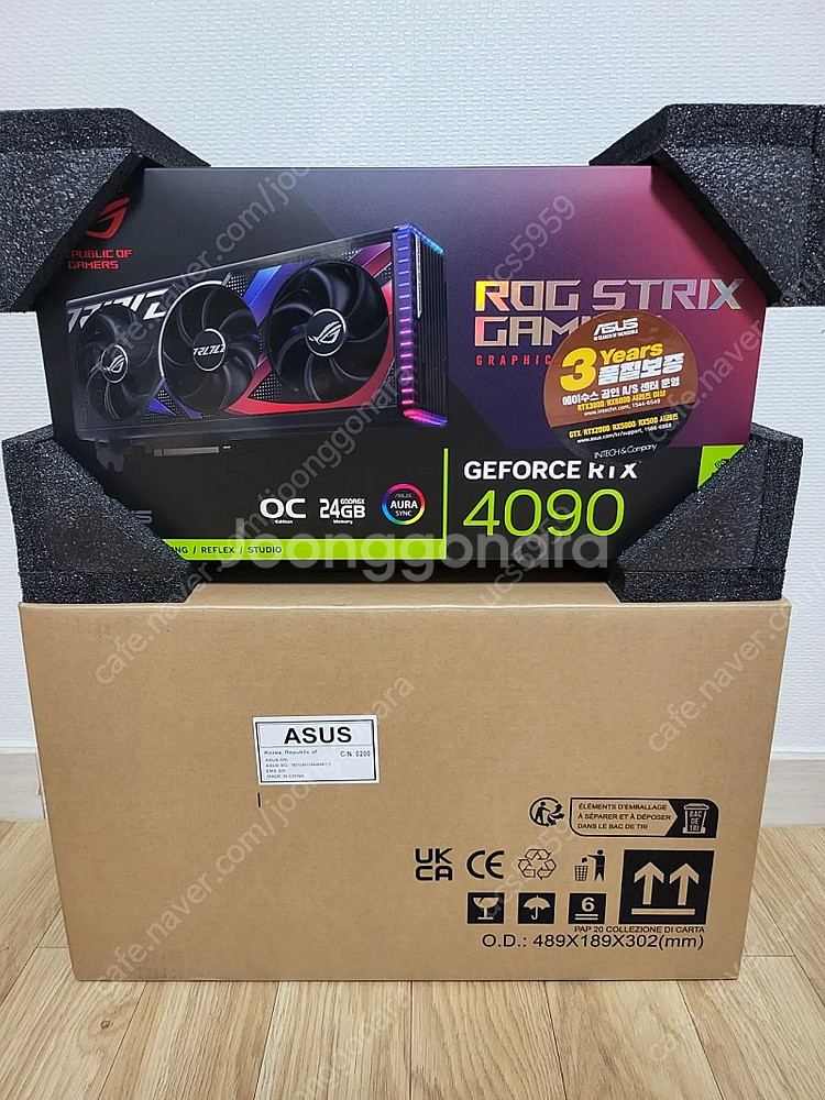 ASUS STRIX RTX4090 미개봉 신품을 판매합... | CPU/메인보드 | 중고나라