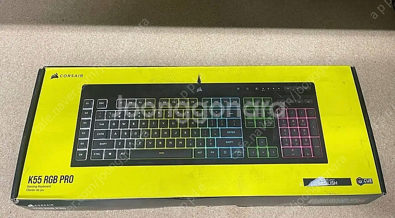 커세어 k55 pro lite 키보드 판매합니다 | 키보드/마우스/스피커 | 중고나라