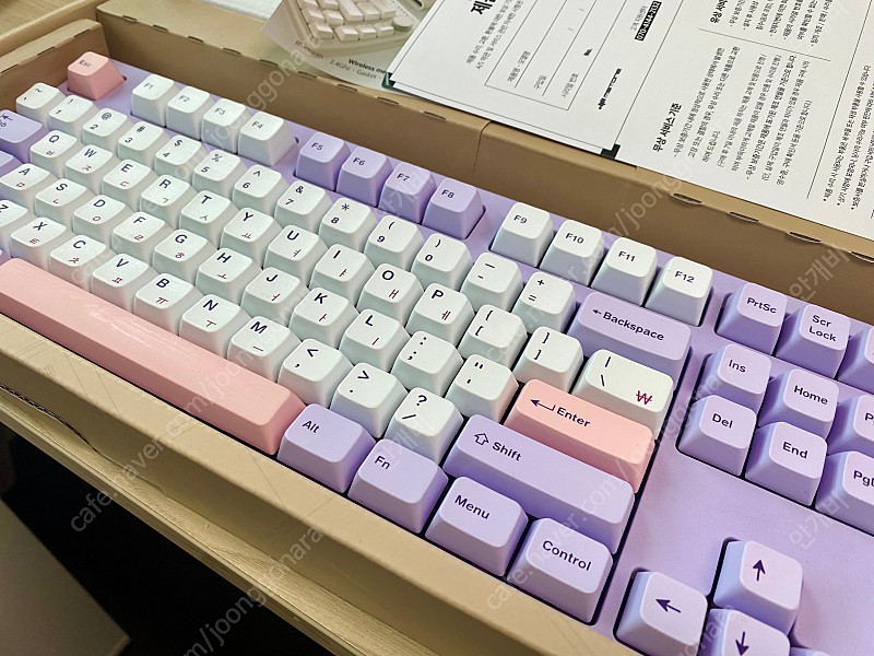 엠스톤 그루브 F 풀윤활 저소음코랄축 V2 45g 퍼플... | 키보드/마우스/스피커 | 중고나라