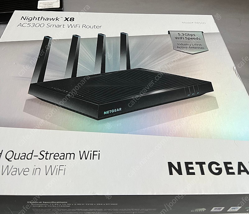 넷기어 프리미엄 공유기 r8500 팝니다 | 키보드/마우스/스피커 | 중고나라