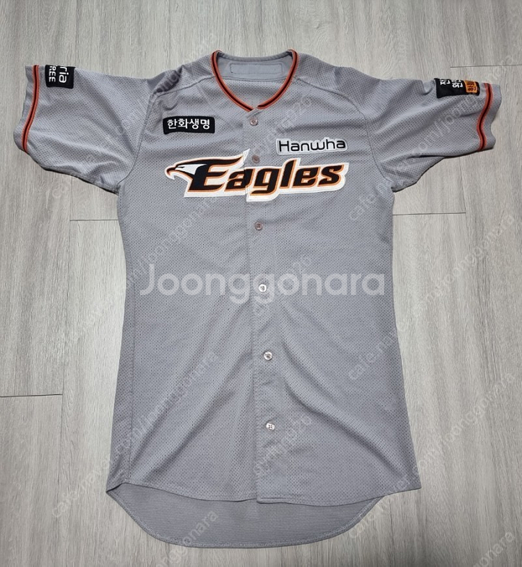한화이글스 실착유니폼 팝니다 야구의류야구화 중고나라