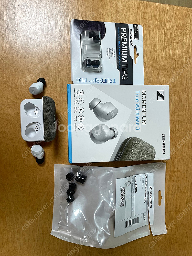 젠하이저 mtw3 화이트 + 콤플라이폼팁 + ie900... | 이어폰/헤드폰 | 중고나라