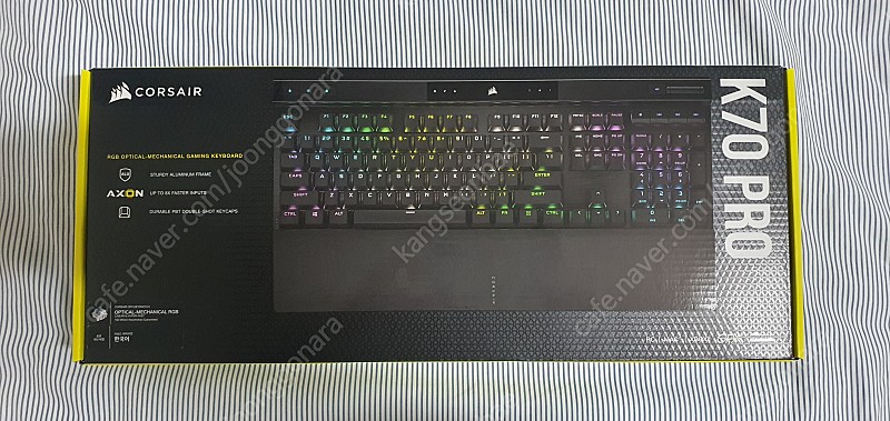 [새상품]커세어 K70 RGB PRO OPX BLACK | 키보드/마우스/스피커 | 중고나라