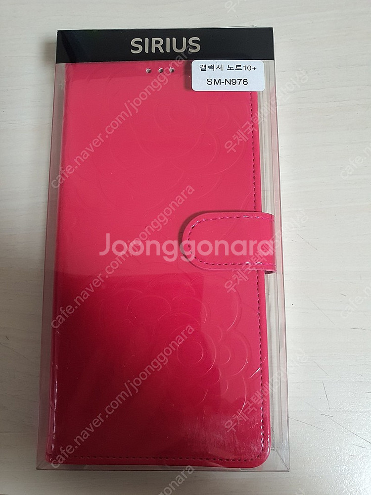 노트10플러스 장미 다이어리케이스 새상품 9천원에 저렴 케이스거치대보호필름 중고나라