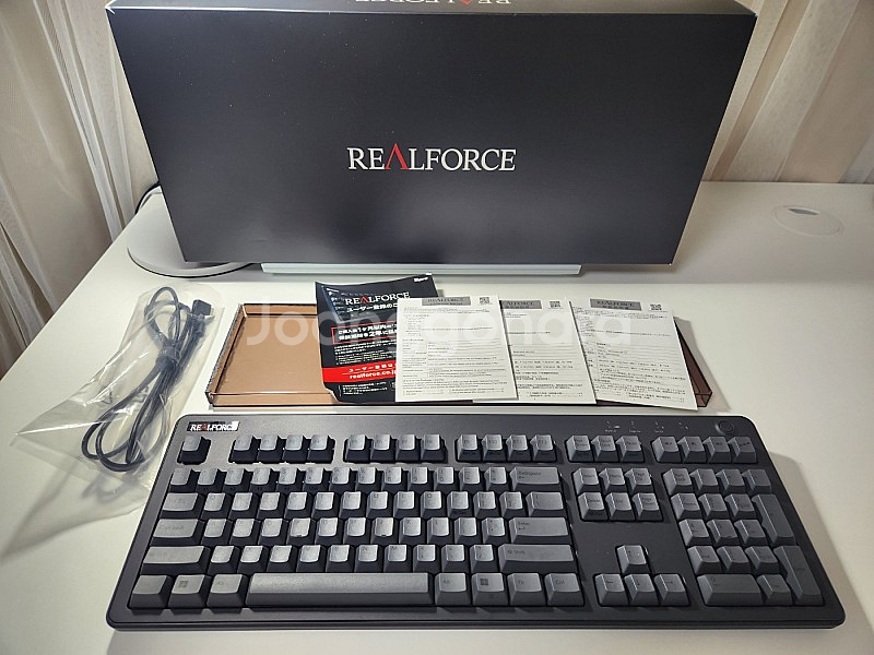 타건영상 있음, 리얼포스R3 45g 토프레 무접점 풀윤... | 키보드/마우스/스피커 | 중고나라