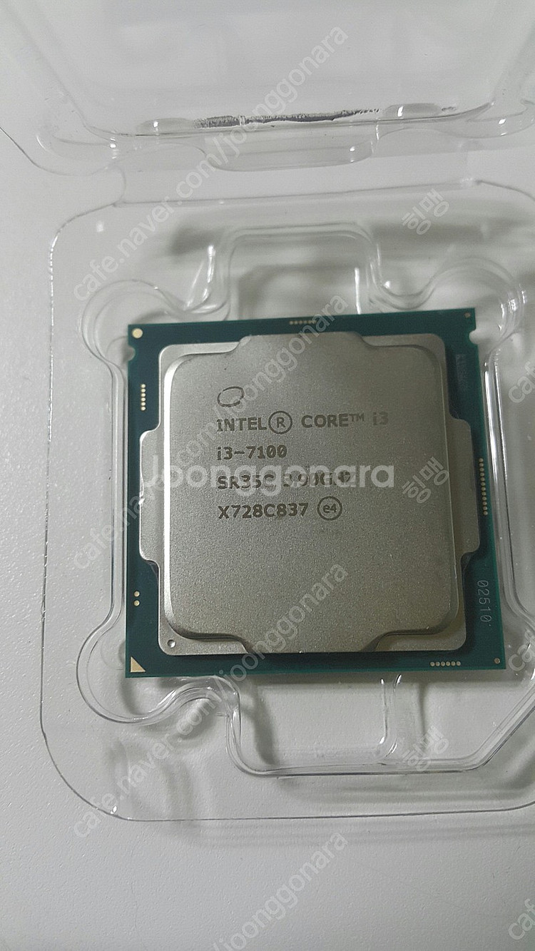 i3-7100 CPU 팝니다 (무료배송) | CPU/메인보드 | 중고나라