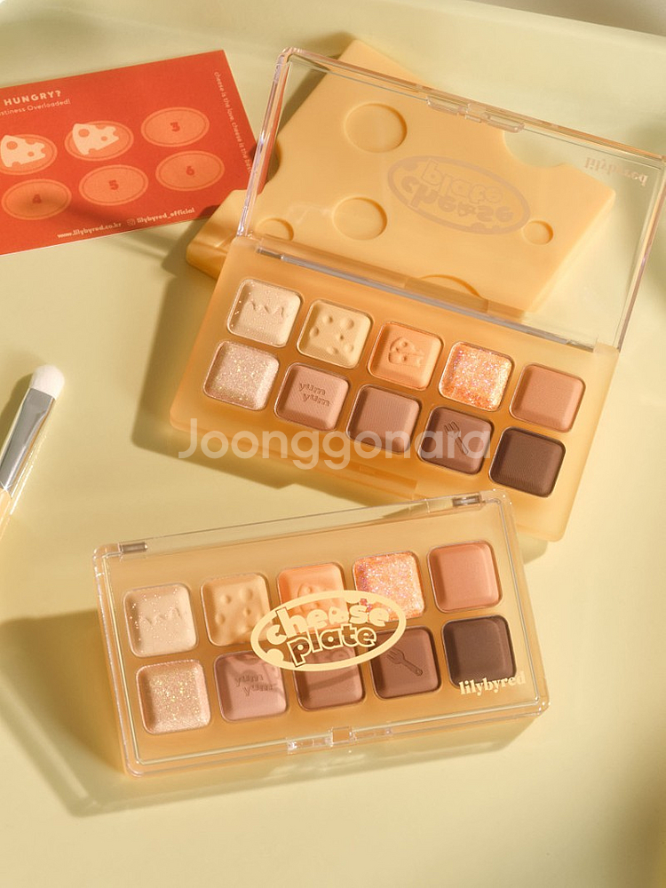 릴리바이레드 무드 키보드 섀도우 팔레트 치즈에디션 치크하이라이터쉐딩 중고나라