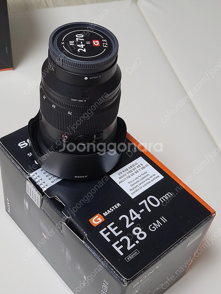 소니렌즈 SEL2470F28GM2, 2470gm2, 금... | 미러리스 | 중고나라
