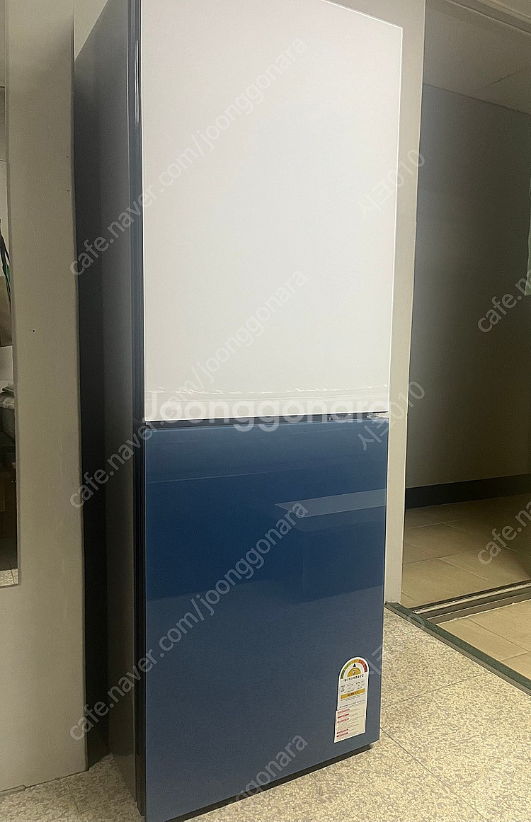 쿠잉 글라스 콤비냉장고 팝니다 세탁기건조기 중고나라